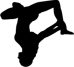 Breakdancing Silhouette