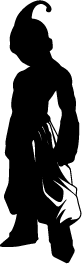 Majin Boo Silhouette
